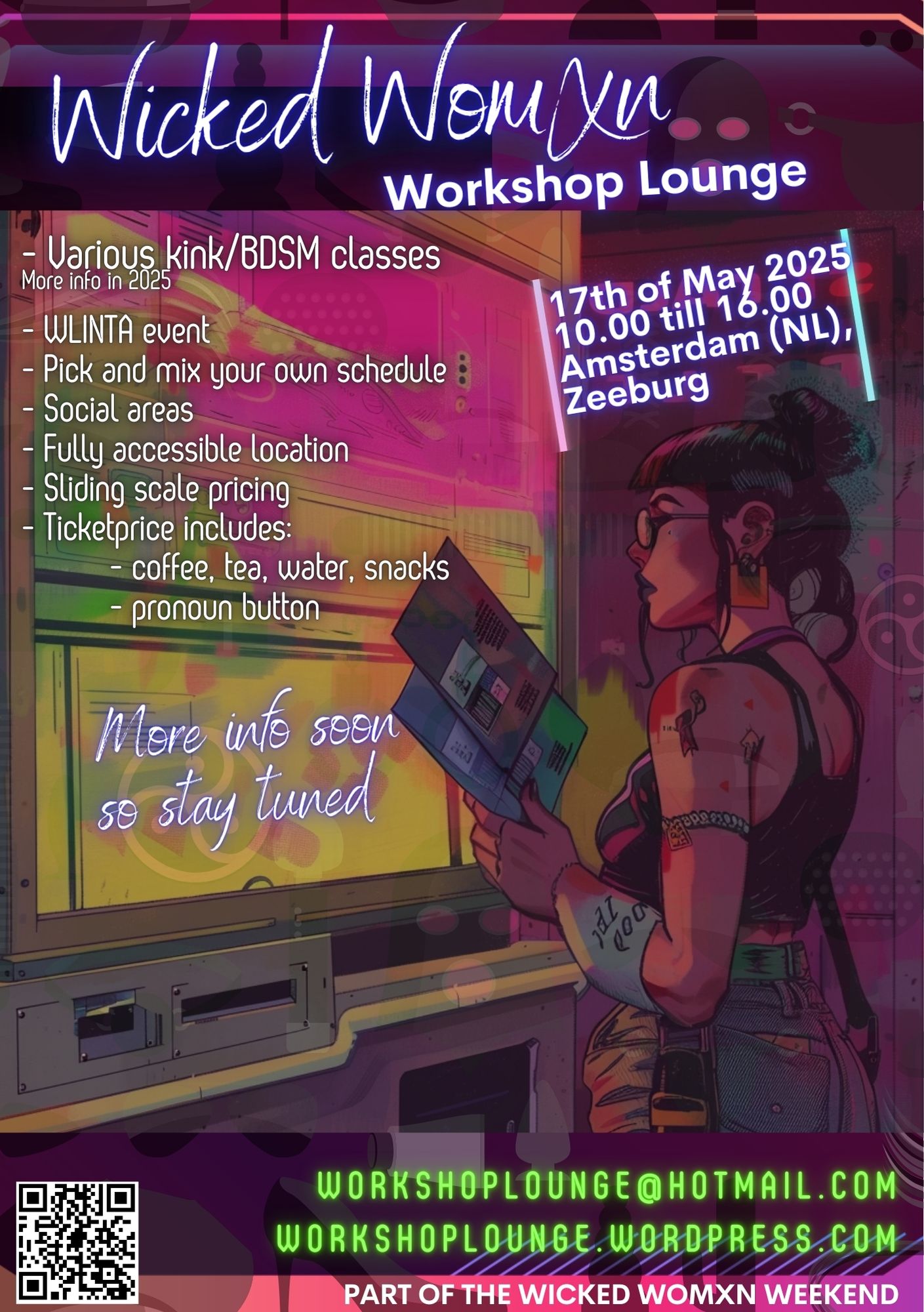 Wicked Womxn Workshoplounge – Learn, lounge and meet